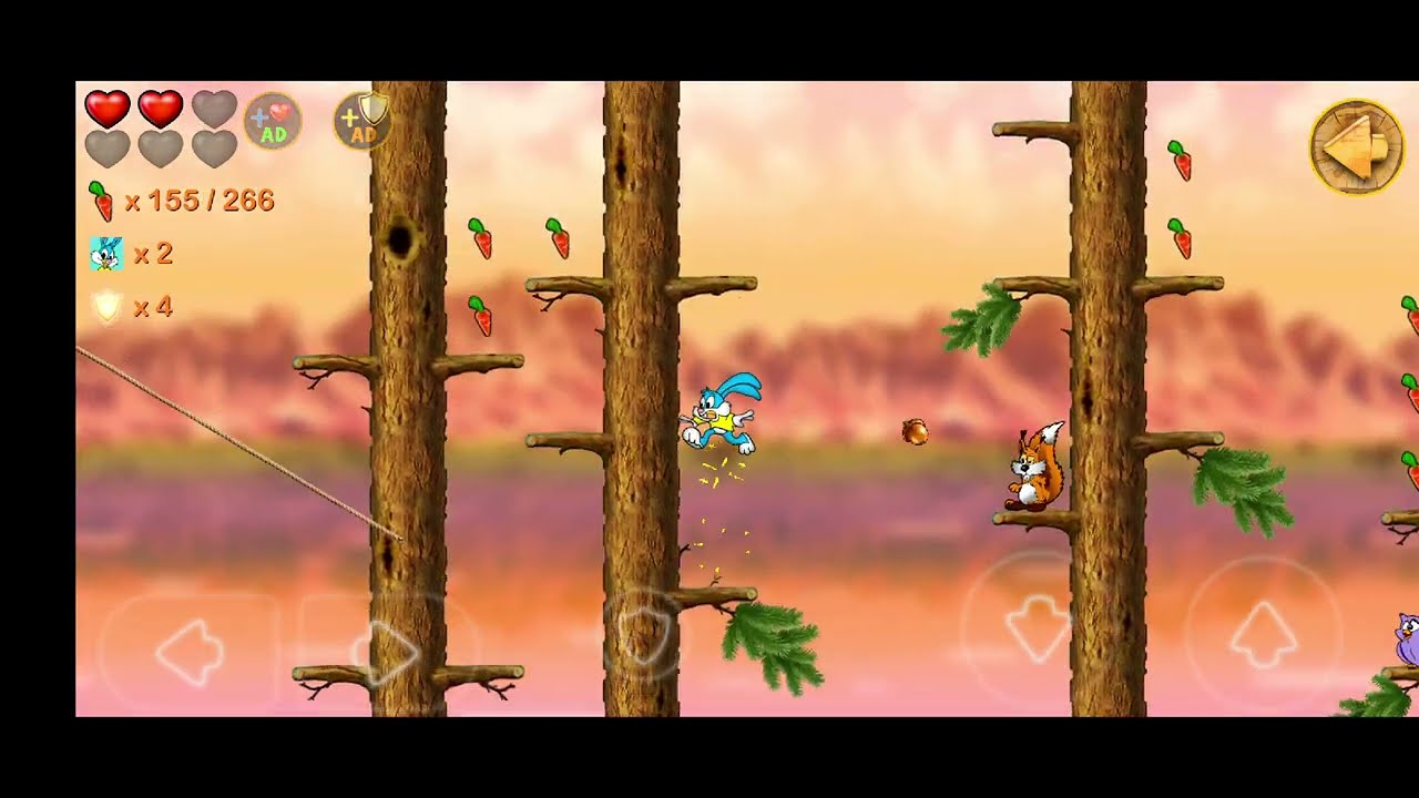 Bunny Jump And Run Tiny Toon walkthrough part 11 - YouTube