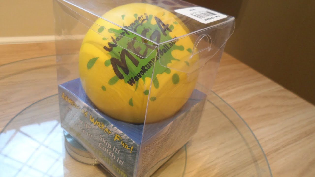 WAVE RUNNER BALL ADVANCED WATER FUN IT BOUCES AND SKIPS ACROSS WATER ...