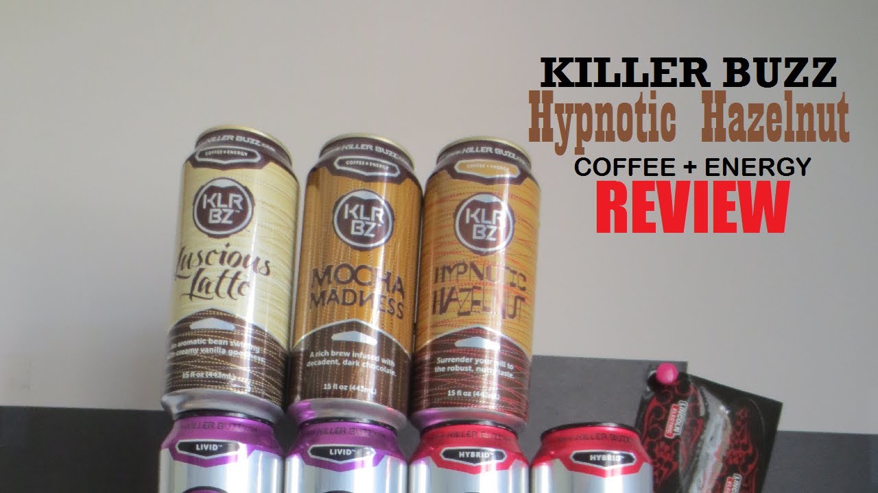 Killer Buzz Hypnotic Hazelnut Coffee + Energy - Energy Drink Review ...
