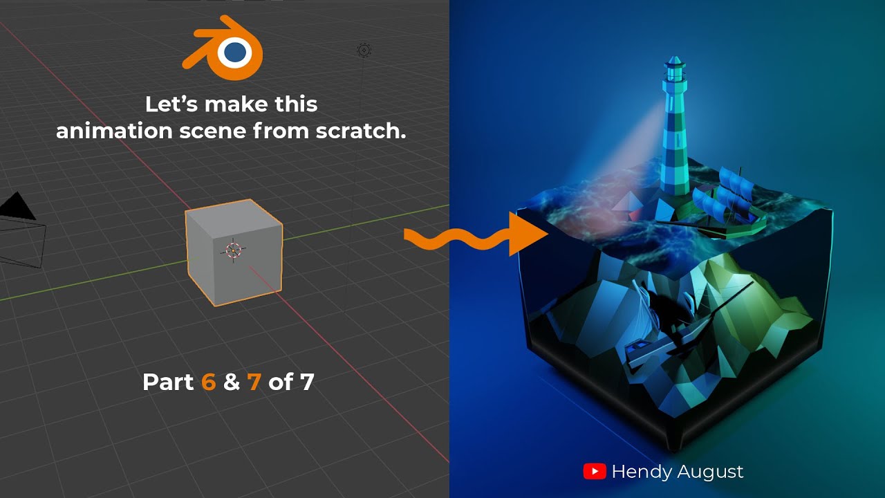 TUTORIAL | Part 4 of 4 | Looping Ocean Modifier, Scene Modeling ...
