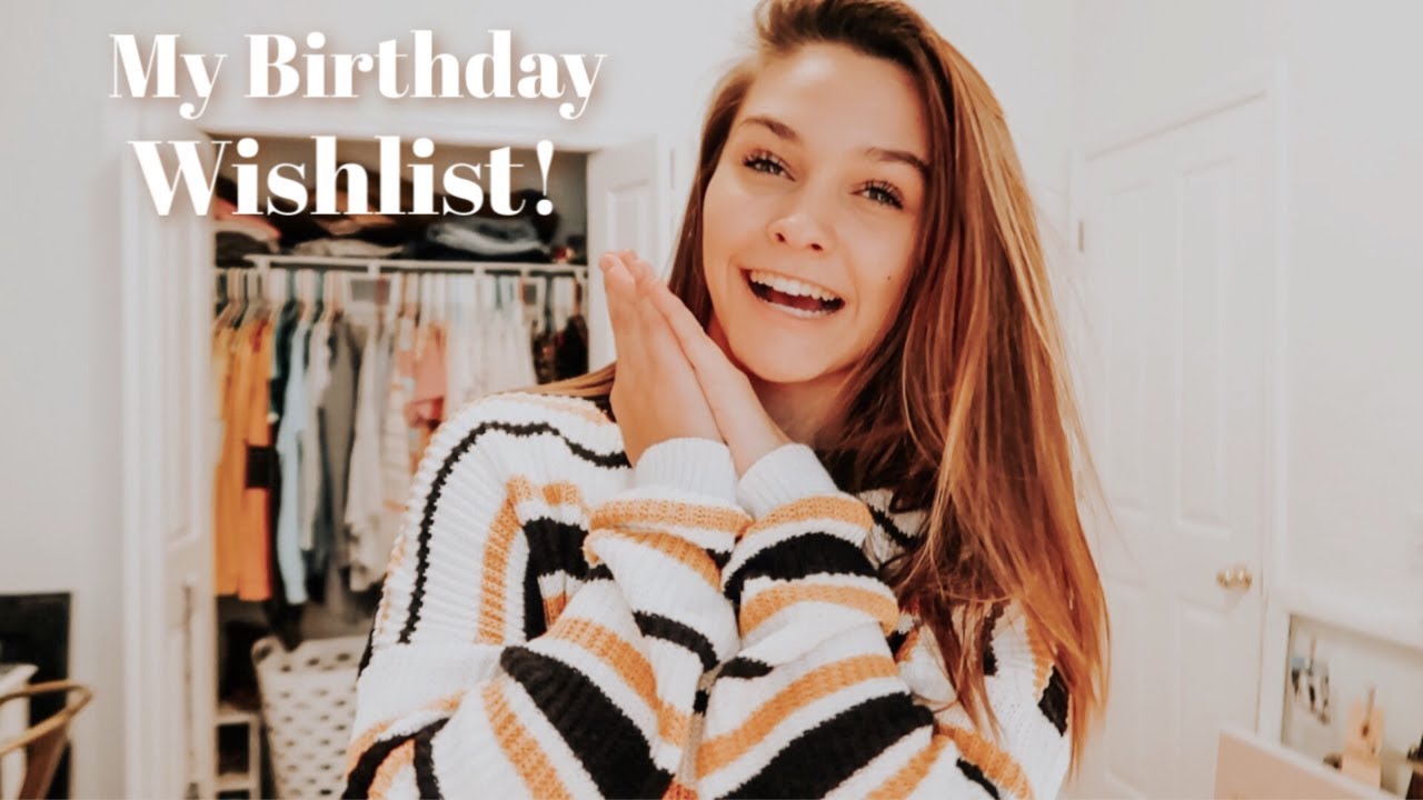 My Birthday Wishlist! | Emma Marie - YouTube