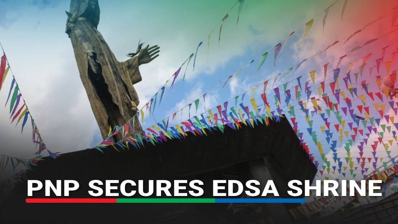 PNP anticipates pro-Duterte protests, secures EDSA Shrine | ABS-CBN ...