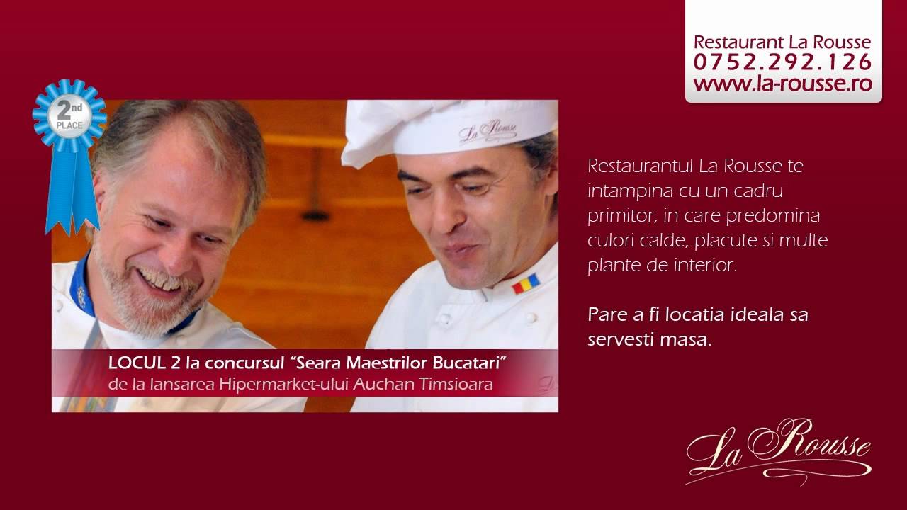 Restaurant La Rousse Timisoara - YouTube