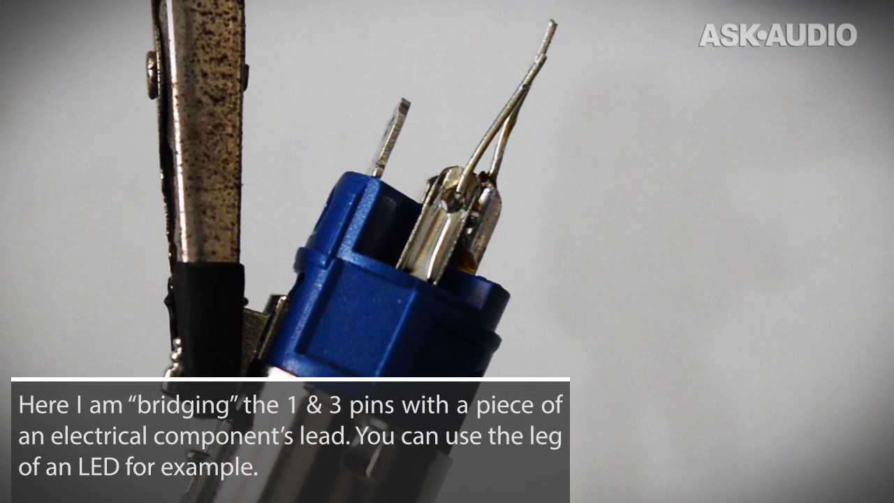 How to Repair XLR Cables - YouTube