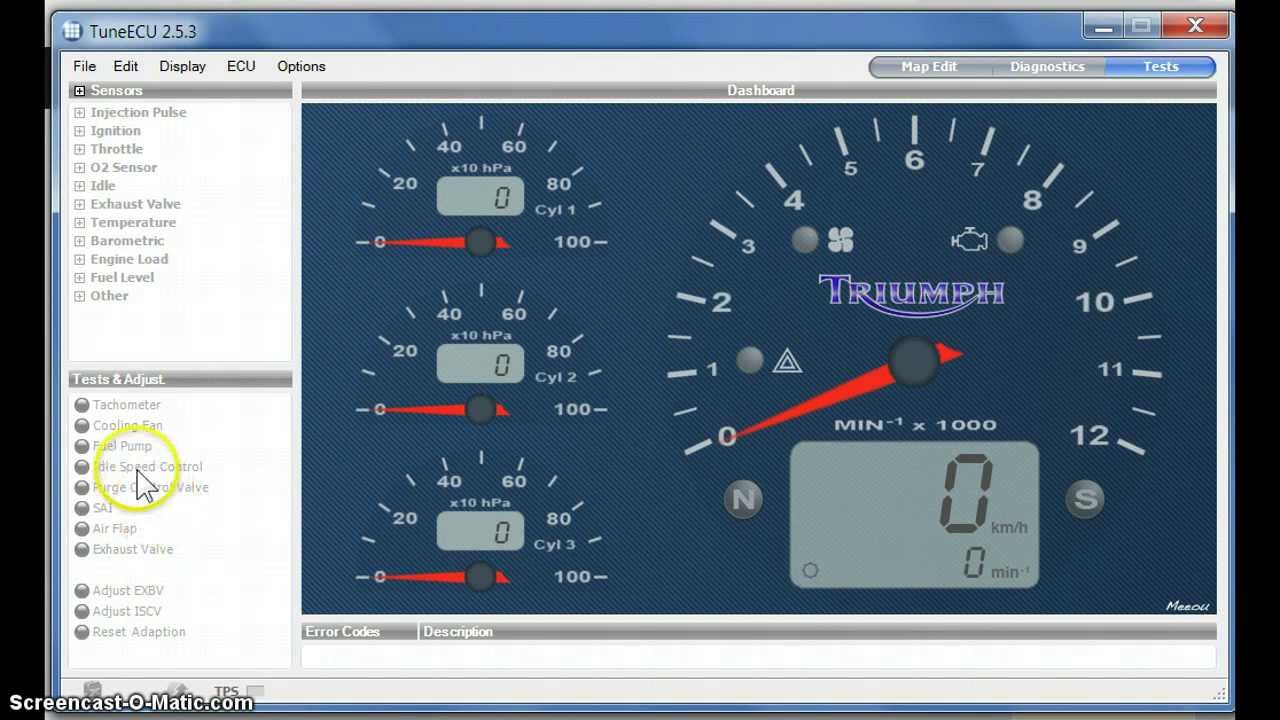 tuneecu speed triple economy + power at the same map - YouTube