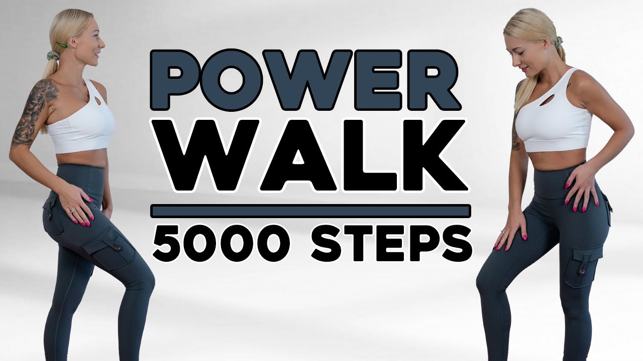2 Mile Power Walk | At Home Workouts | 5000 Steps | Walk at Home - YouTube