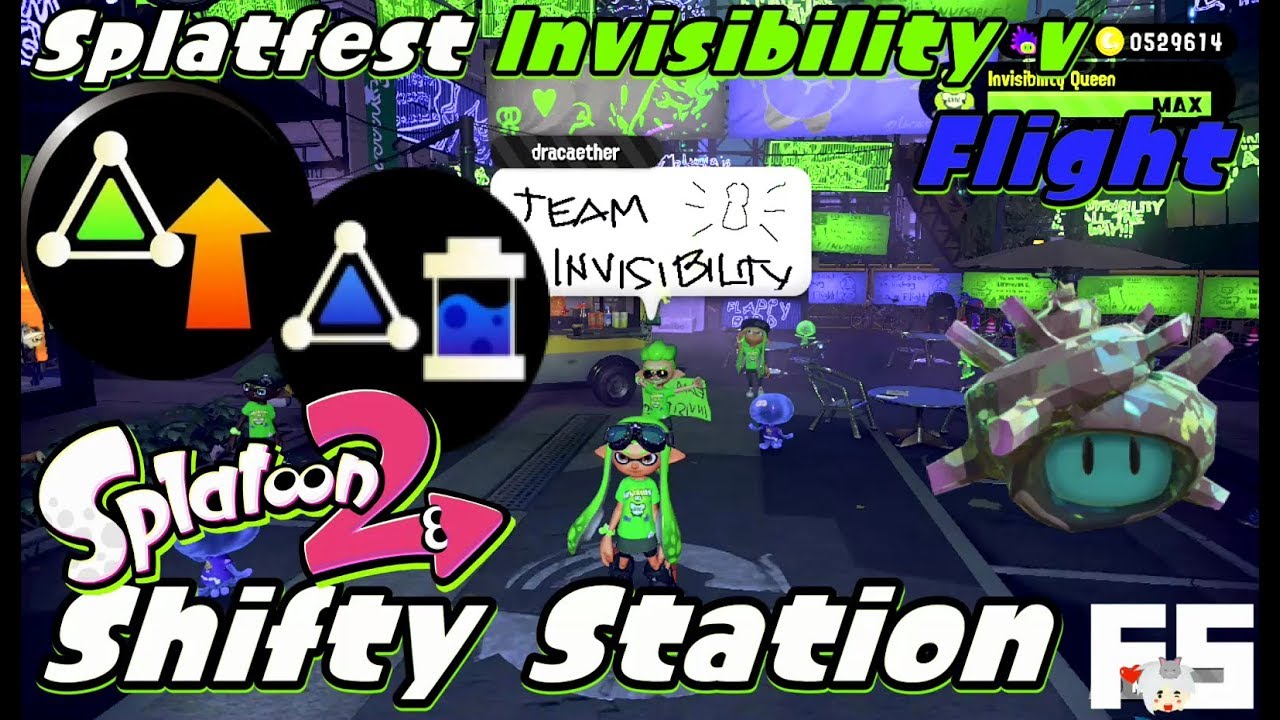 Splatoon Invisibility v Flight : Shifty Station ver. 2 (Sub power up ...