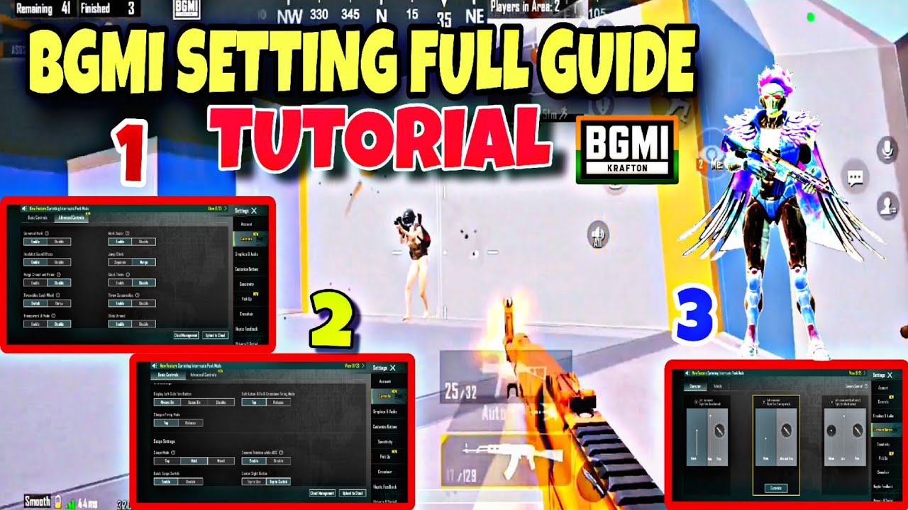 OMG😱BGMI/PUBG All New Basic + Advance SETTINGS/CONTROLS | Perfect BGMI Settings Guide🔥 - YouTube