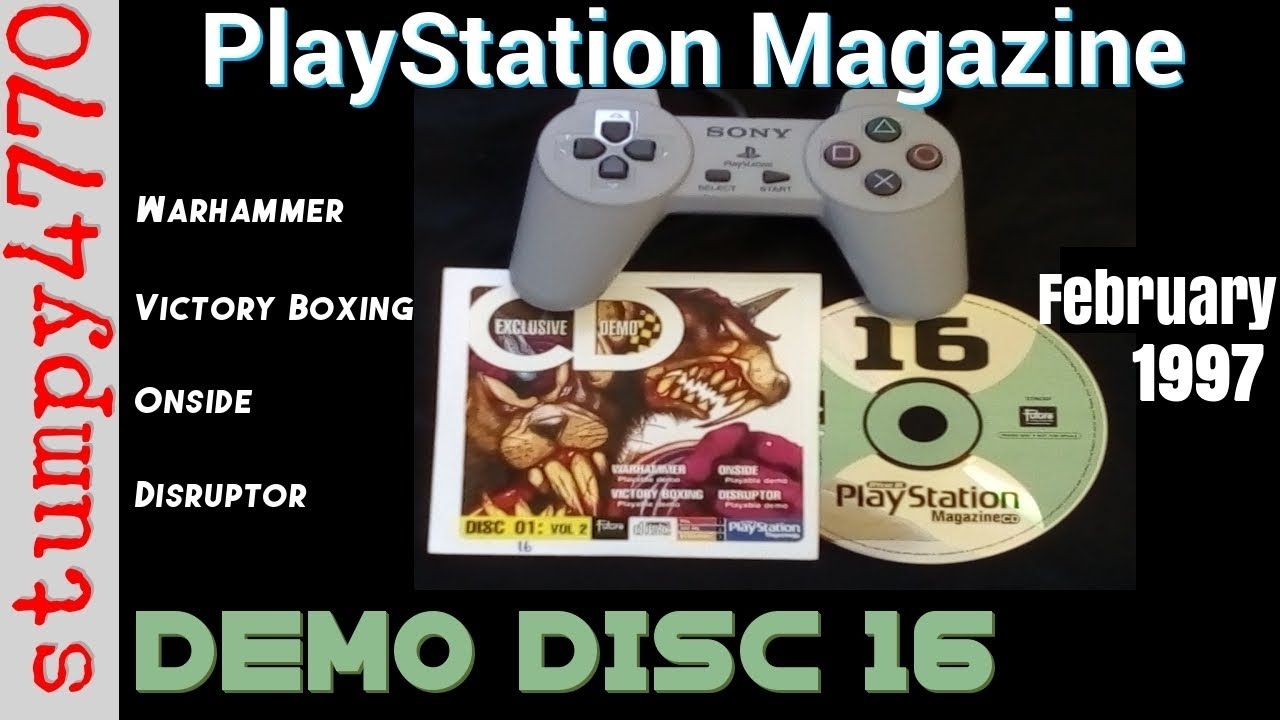 Official PlayStation magazine: Demo Disc 16. February 1997. - YouTube