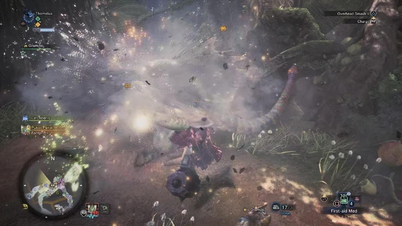 Defeating easy monsters for 100. - YouTube