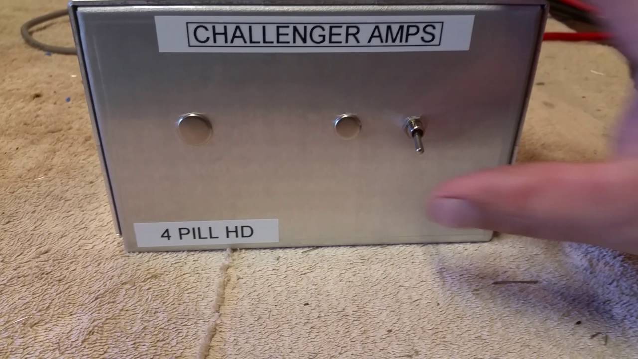 4 pill hd 2879 dei amplifier - YouTube