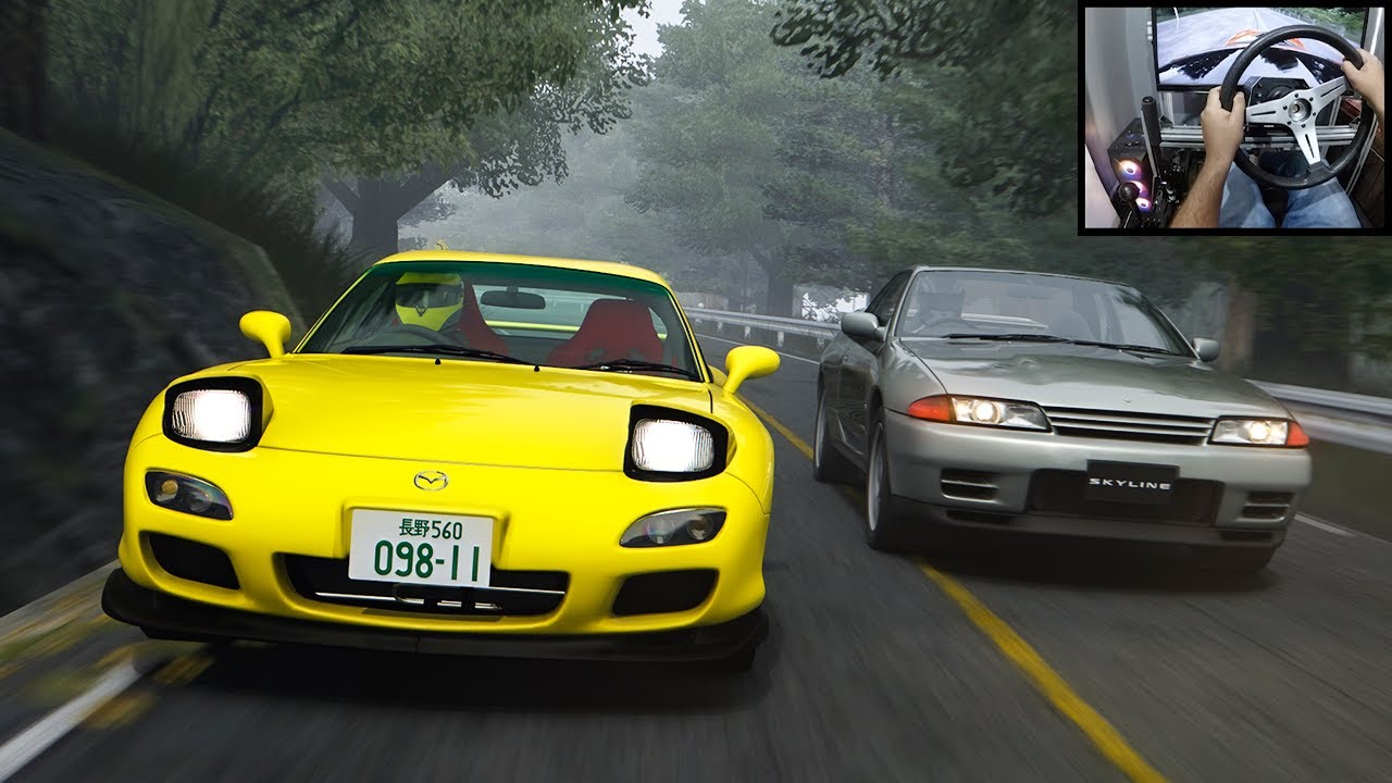 Mazda RX7 vs Nissan R32 GTR - Assetto Corsa Touge Battle! | (CAMMUS ...