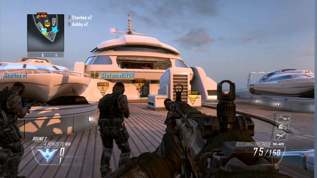 Black ops 2 SnD w/ Team vZ : The v2 clan! - YouTube