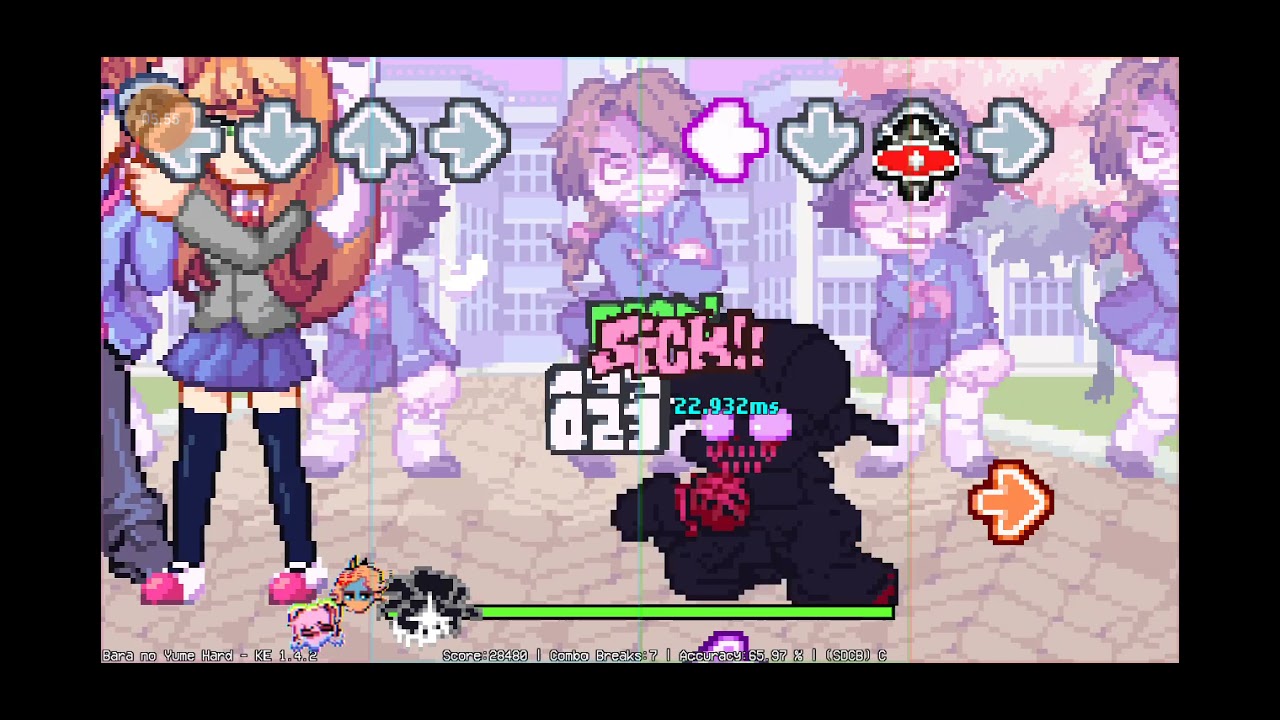 fnf corrupted Monika mod - YouTube