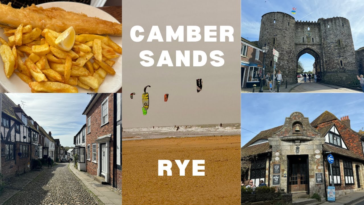 Camber Sands and Rye, England, UK - YouTube