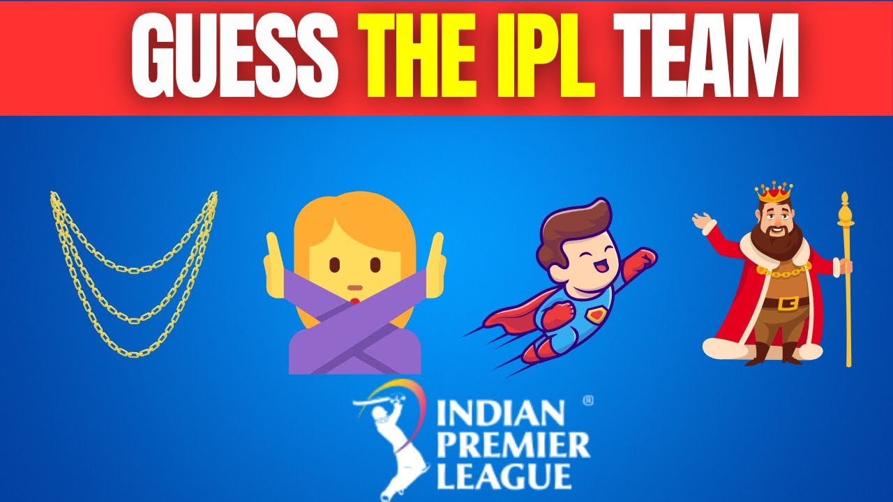 Guess the IPL Team by Emoji Challenge| IPL Emoji Challenge - YouTube