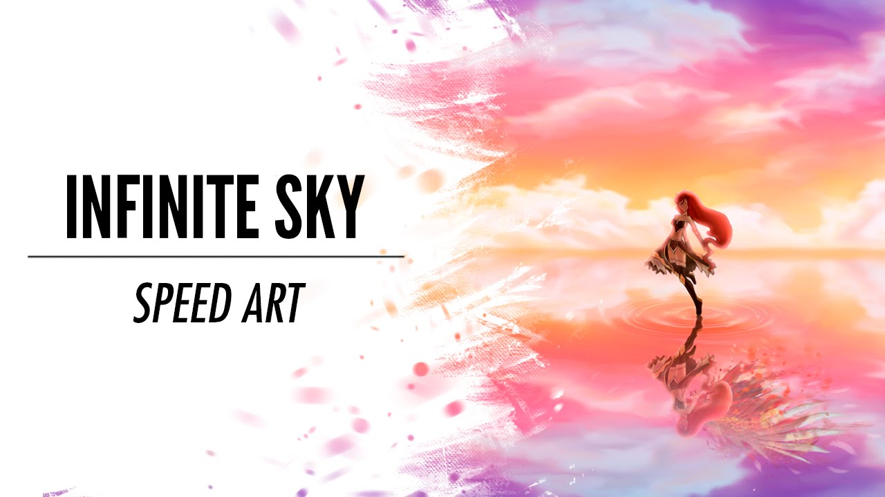 Infinite Sky | Speed Art - YouTube