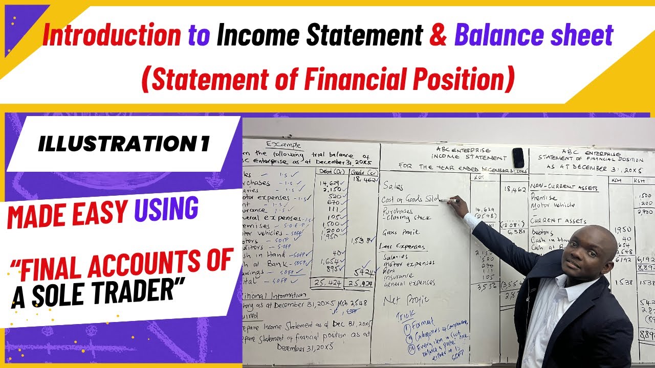 INCOME STATEMENT / STATEMENT OF FINANCIAL POSITION - YouTube