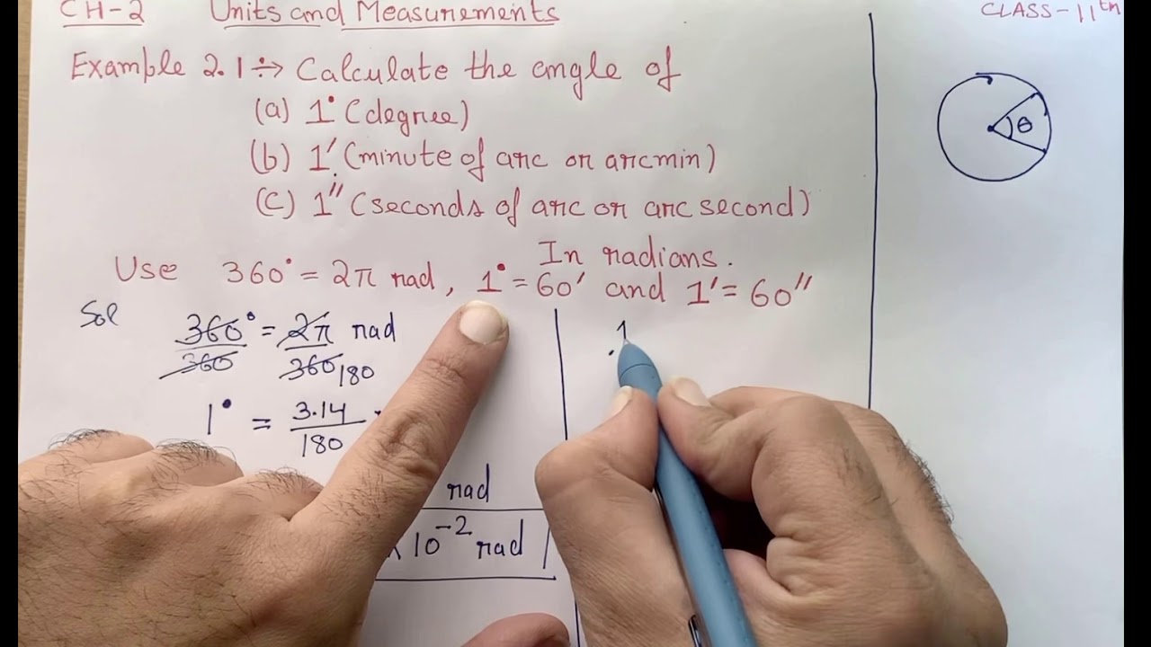 Calculate The Angle Of A 1 degree B 1 minute Of Arc Or Arc Min Calculate The Angle Of A 1 degree B 1 minute Of Arc Or Arc Min