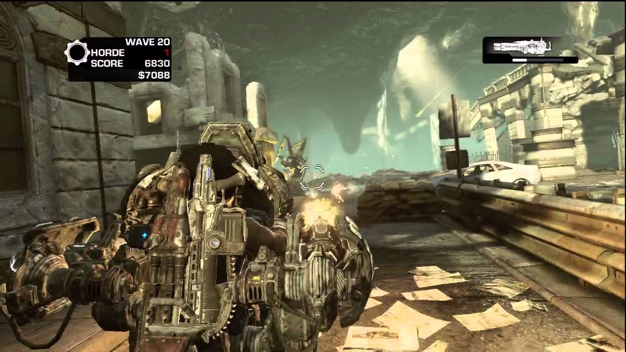 Gears of War 3 Horde Mode - Big Head Lambent Zerker vs. Big Head ...