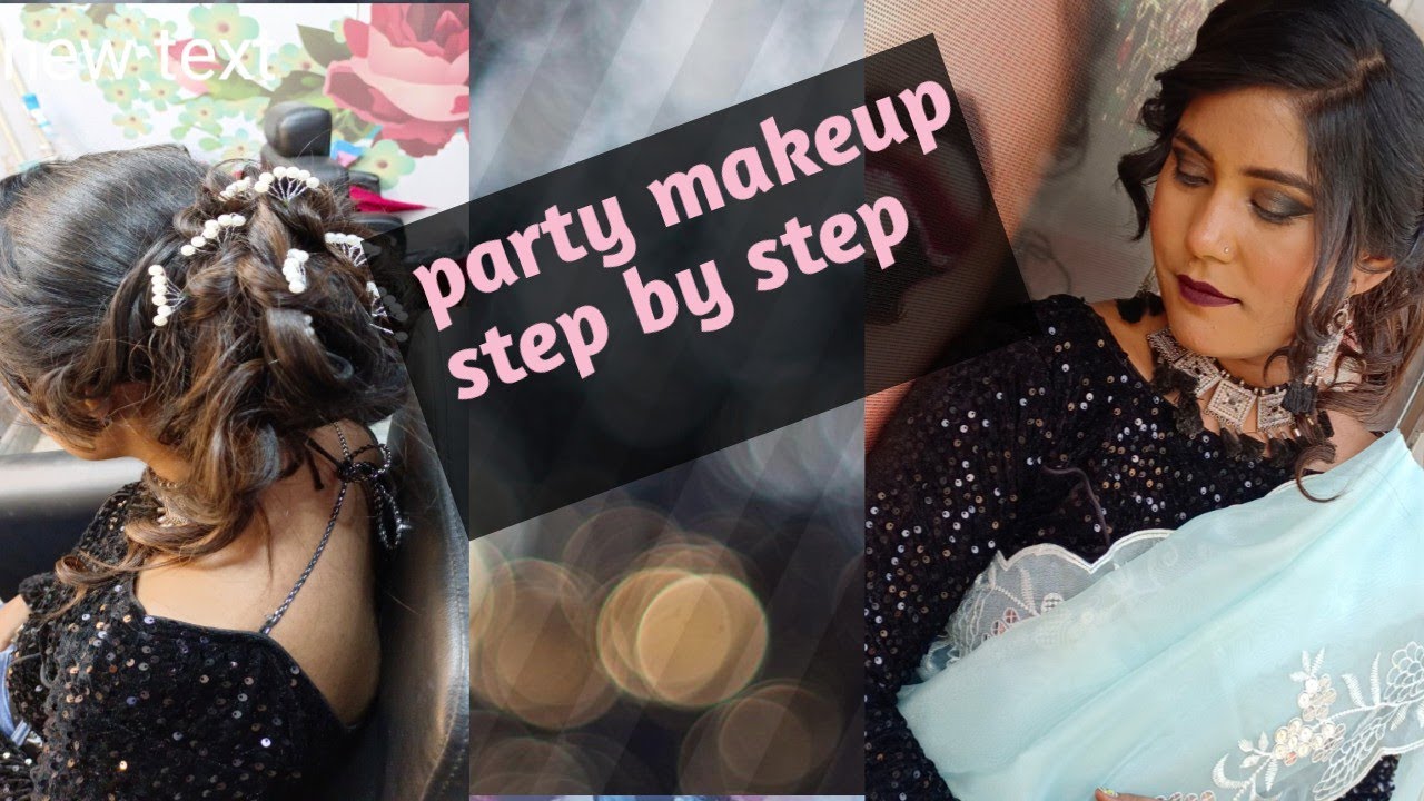 party makeup || step by step makeup | - YouTube