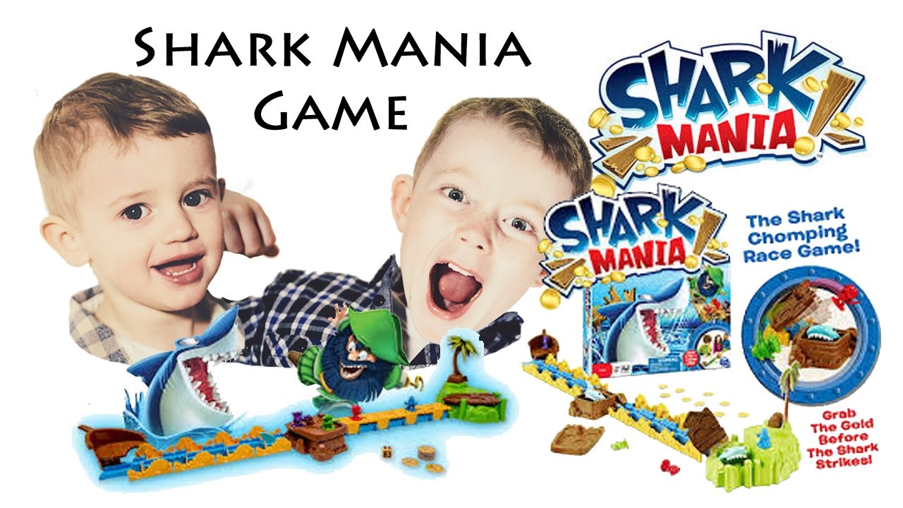 SHARK MANIA family fun kids game! Scary shark race chasing game! Run ...