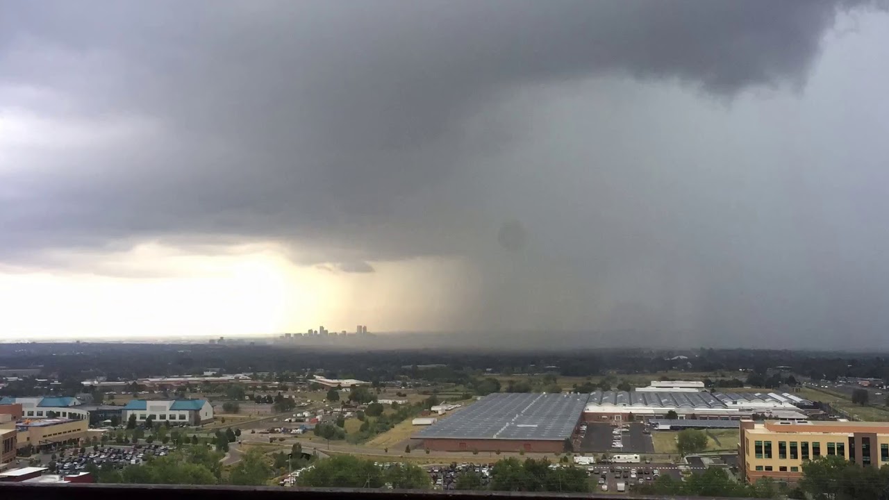 Severe Thunderstorm Time Lapse Over Denver, CO September 5, 2018 - YouTube