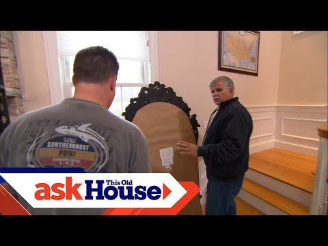 How to Hang a Heavy Mirror on Masonry | Ask This Old House