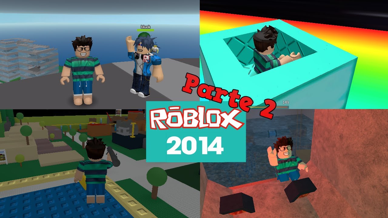 PARTE 2 juego al roblox clasico de 2014 COM MAS JUEGOS 😁 - YouTube