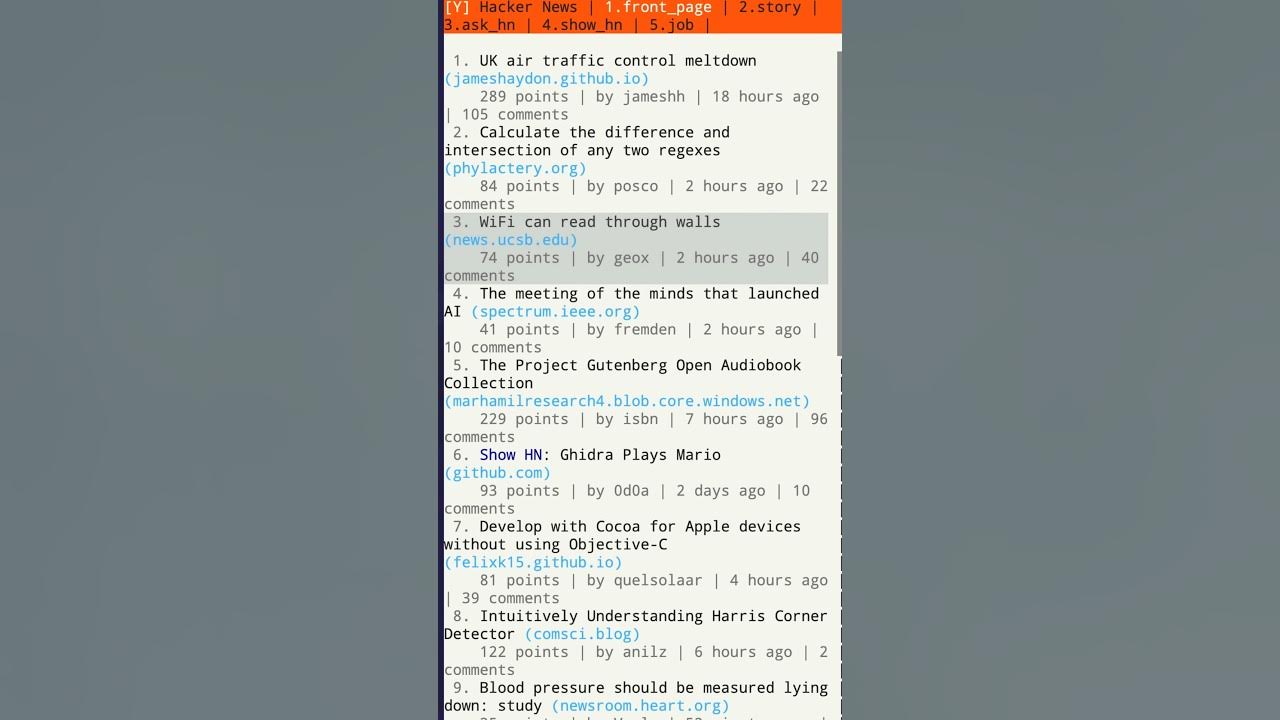 Get Hacker News In Your Terminal π©βπ» Developer Softwaredeveloper Tech Programmer Code Youtube