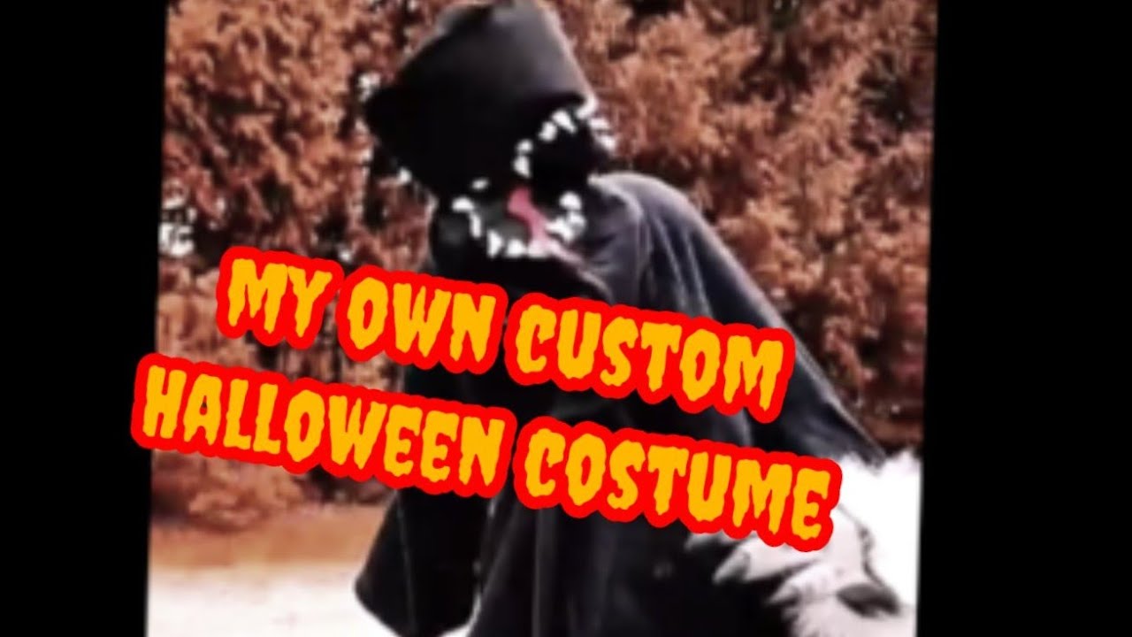 my own custom Halloween costume - YouTube