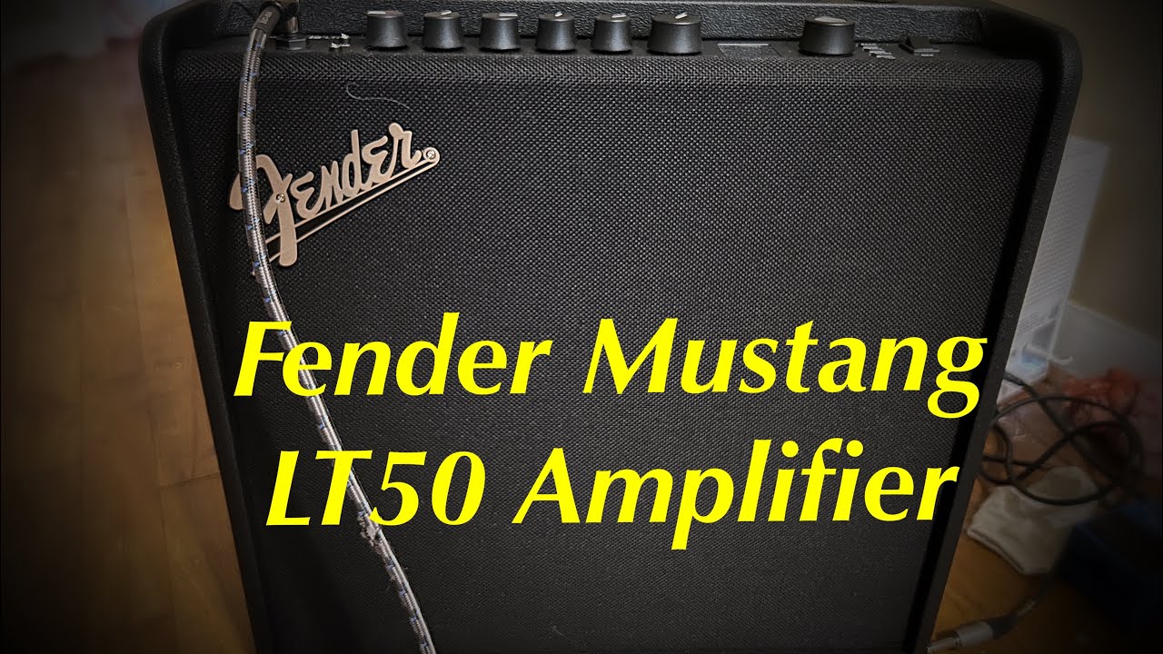 Fender Mustang LT50 Amp - Tone Settings and Options - YouTube