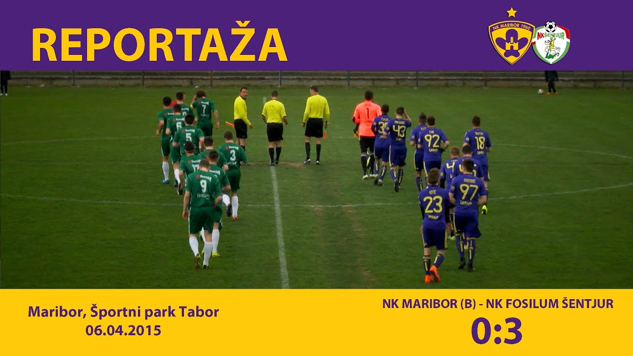 NK MARIBOR (B) - NK FOSILUM ŠENTJUR - YouTube