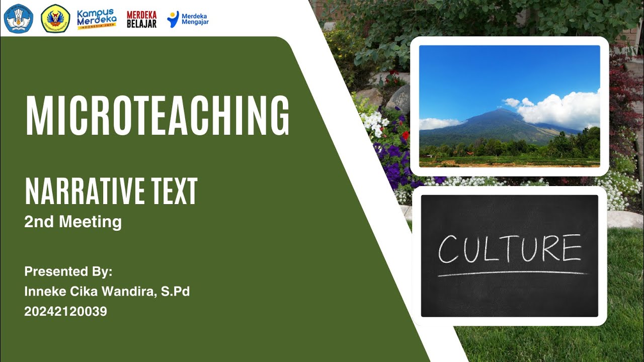 MICROTEACHING - NARRATIVE TEXT - YouTube