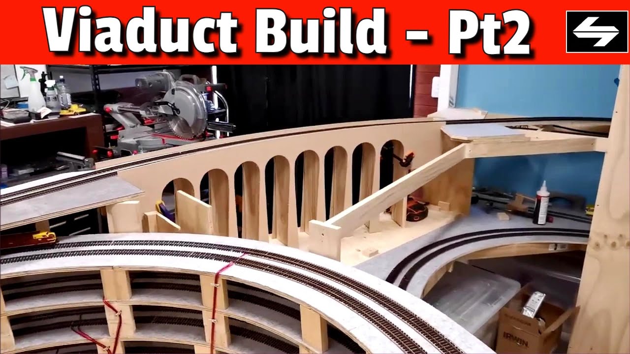 Scratch Building the Model Railway Viaduct Pt2 - The Escarpment - YouTube