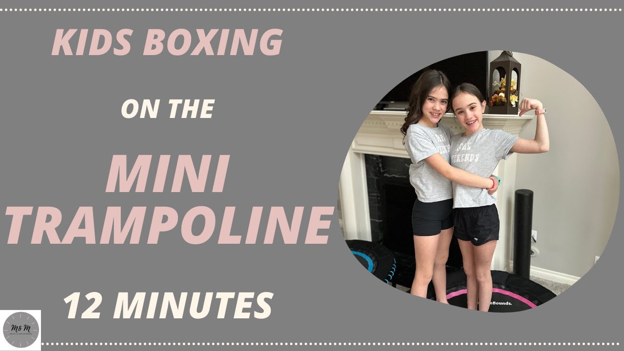KIDS EXERCISE FUN | BOXING for KIDS on the Mini Trampoline Workout | 12 ...