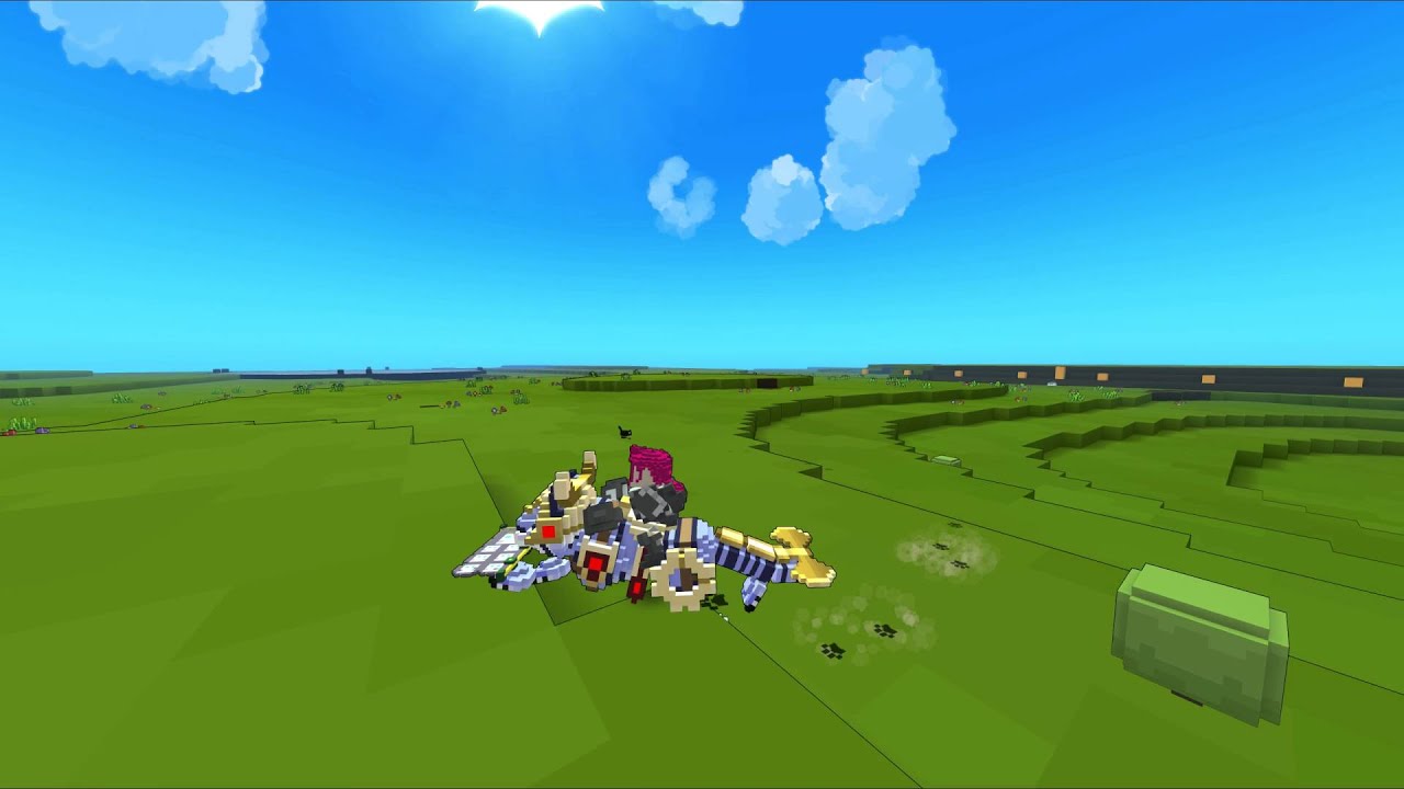 Trove Blue Battle Tiger PvP Mount - YouTube
