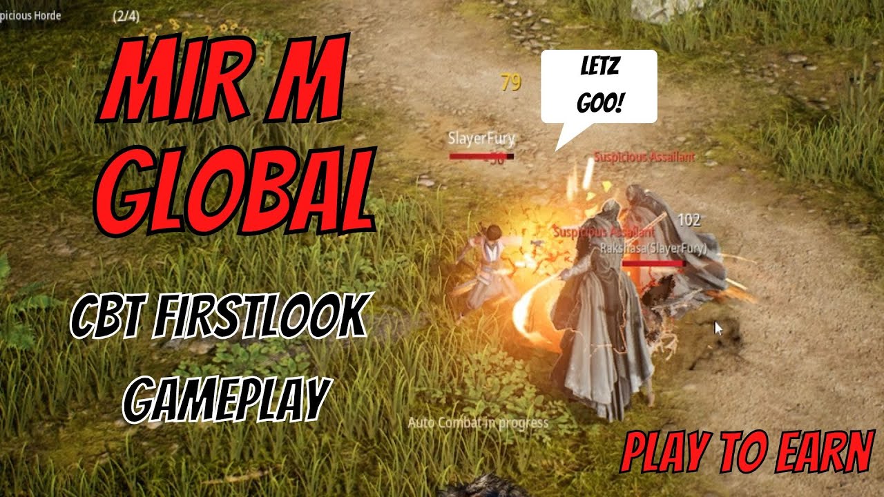 MIR M : GLOBAL FIRST LOOK GAMEPLAY (P2E) - YouTube