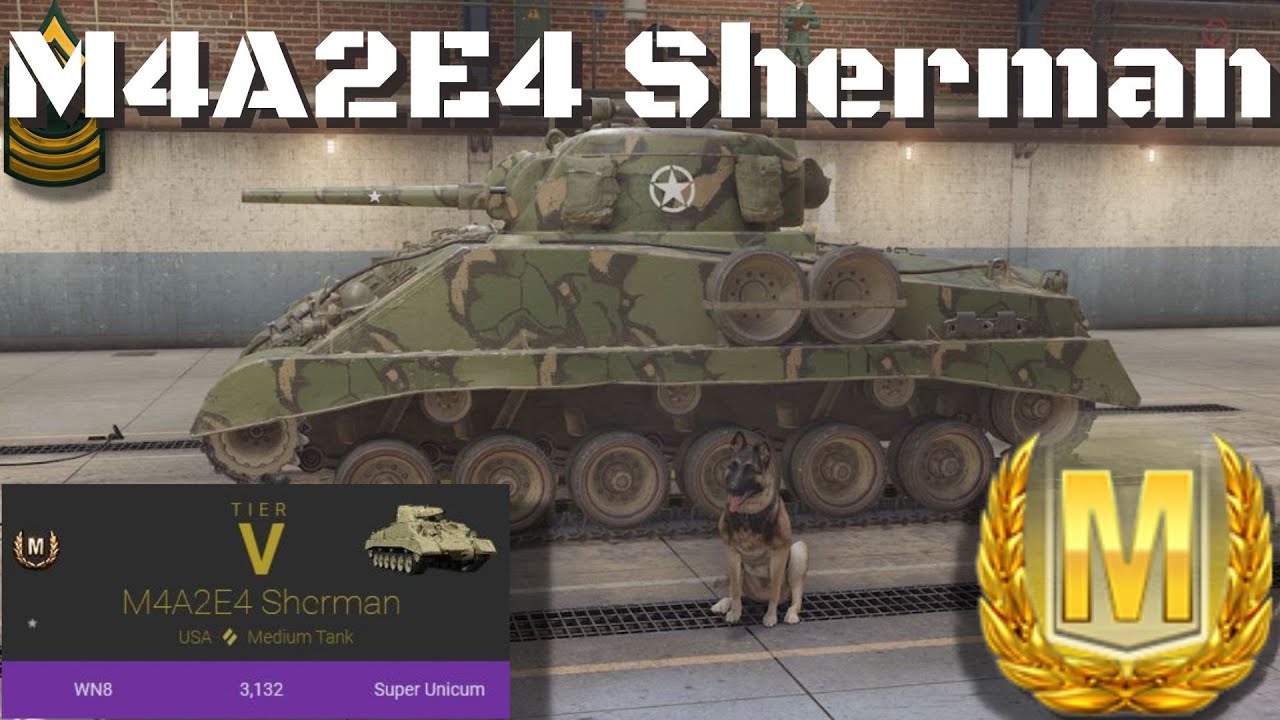 M4A2E4 Sherman Ace Tanker Battle, World of Tanks Console. - YouTube