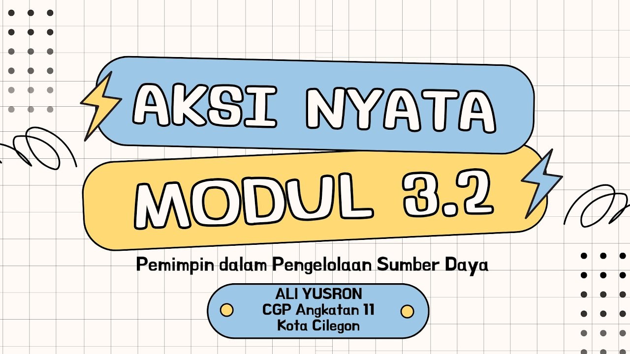 Aksi Nyata Modul 3.2 Ali Yusron - YouTube