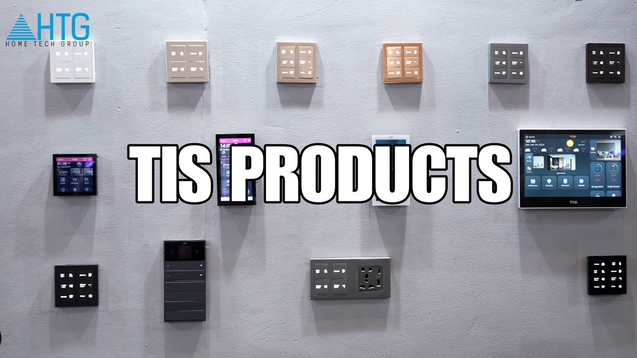 TIS home automation new switches 2024 - YouTube