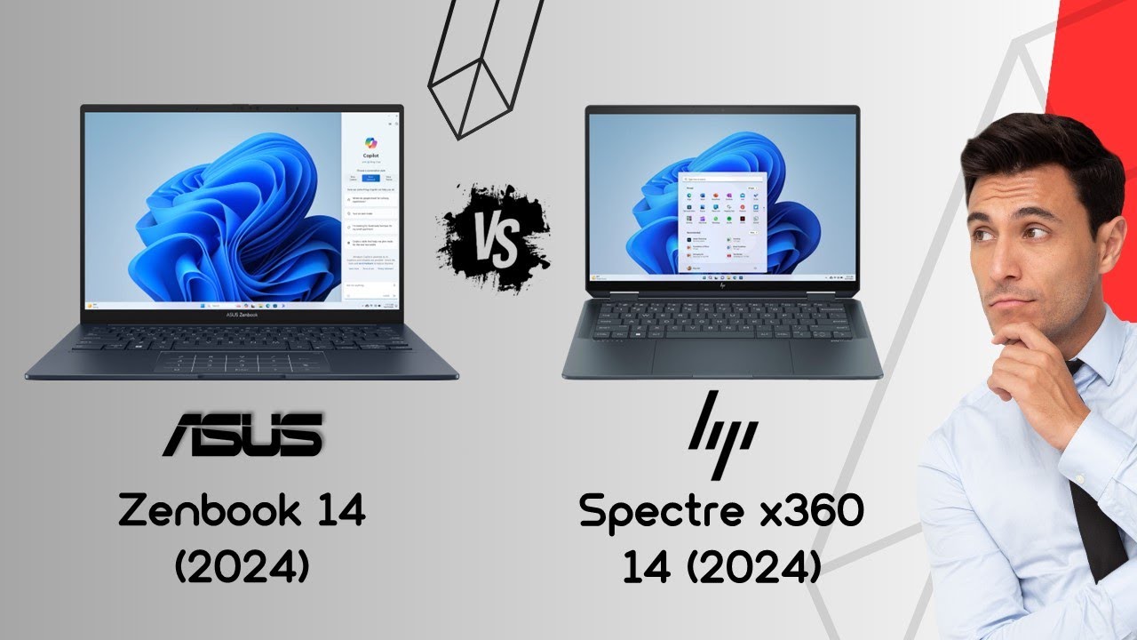 Asus Zenbook 14 OLED vs HP Spectre x360 14 (2024) - spec review ...