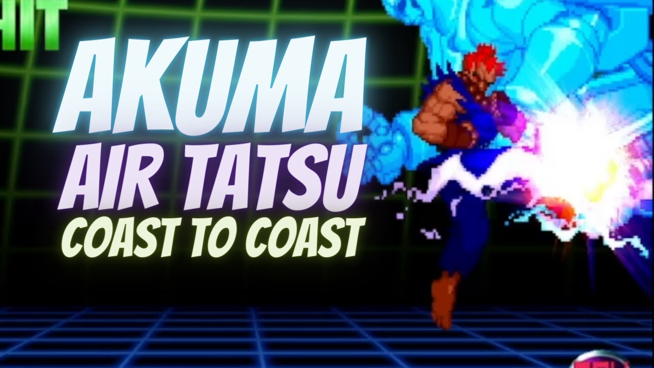 MvC2 - Akuma Air Tatsu Coast to Coast (Sentinel) - YouTube