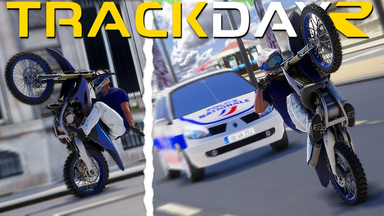 WHEELING DANS LES RUES DE PARIS DEVANT LA POLICE | TrackDayR - YouTube