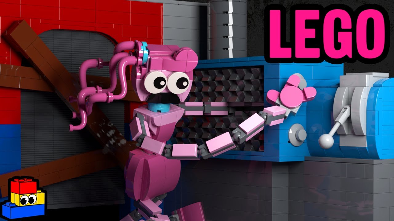 I made the Mommy Long Legs grinder scene out of LEGO - YouTube