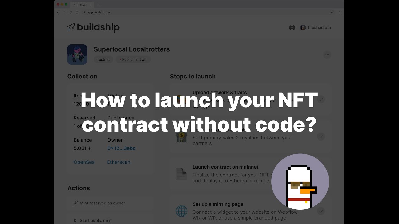 Create your NFT smart contract with no code (ERC721A) - YouTube
