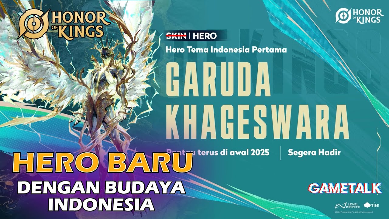HERO DENGAN BUDAYA INDONESIA DI HONOR OF KINGS, GARUDA KHAGESWARA SIAP ...
