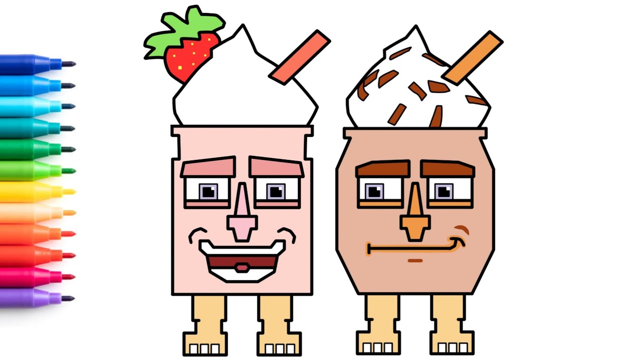 Como dibujar a Fragrama and Chocrama - Steal a Brainrot - YouTube
