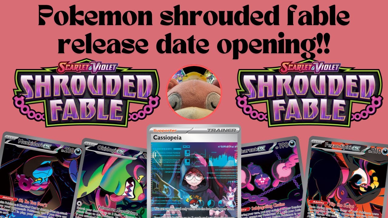 Pokemon shrouded fable release date opening! | best set of the year ...