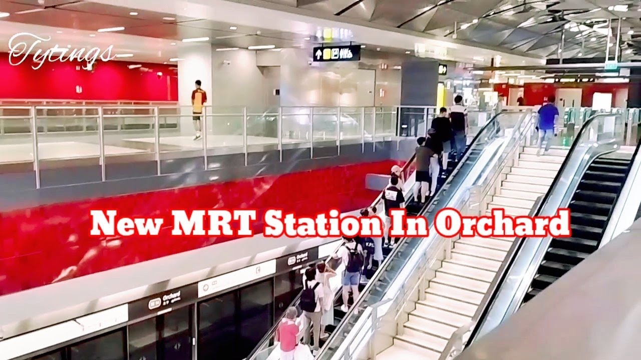 New MRT Station In Orchard (TEL) #orchardsingapore - YouTube
